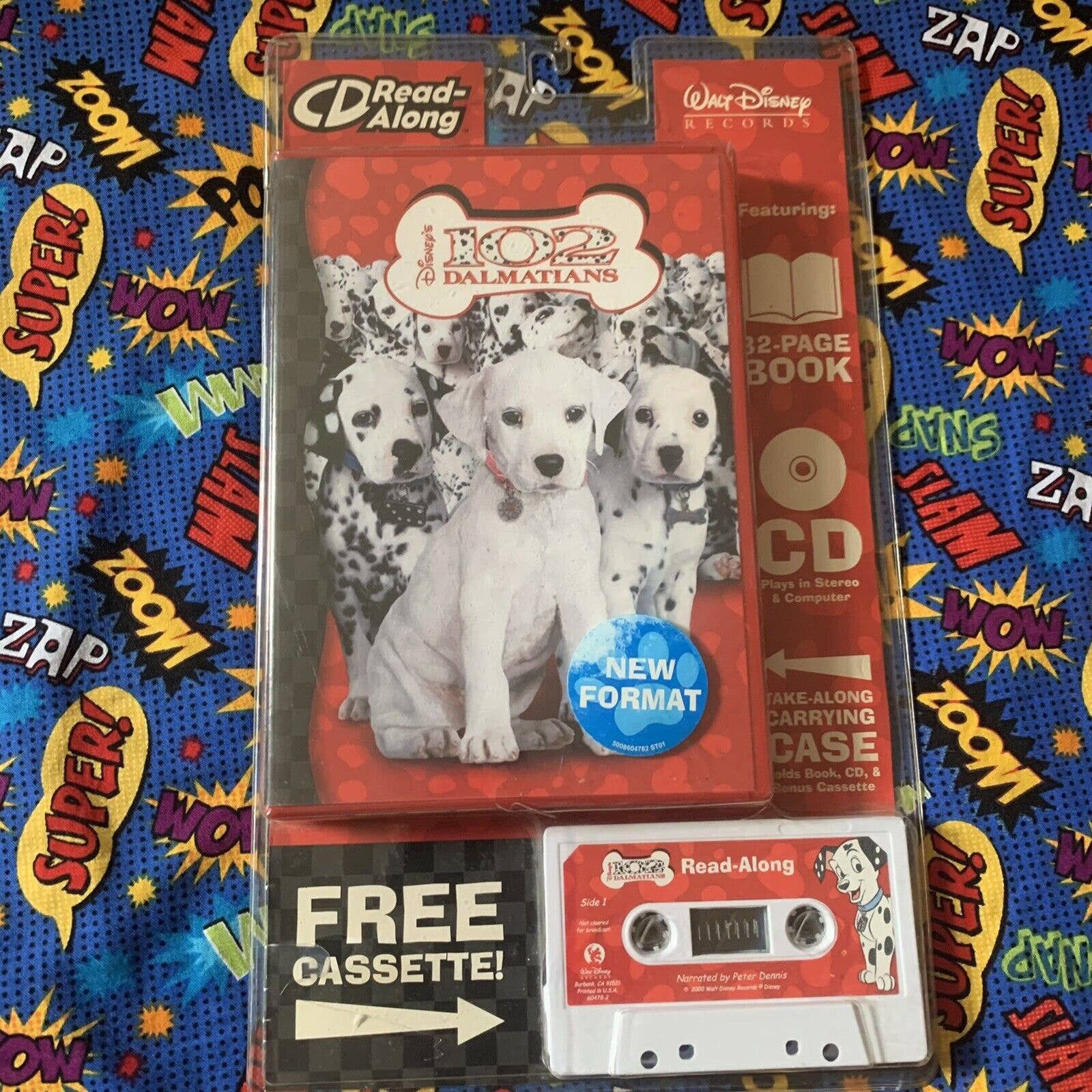 Disney DISNEY 102 Dalmatians Read Along Book CD, Cassette, Case | Grailed