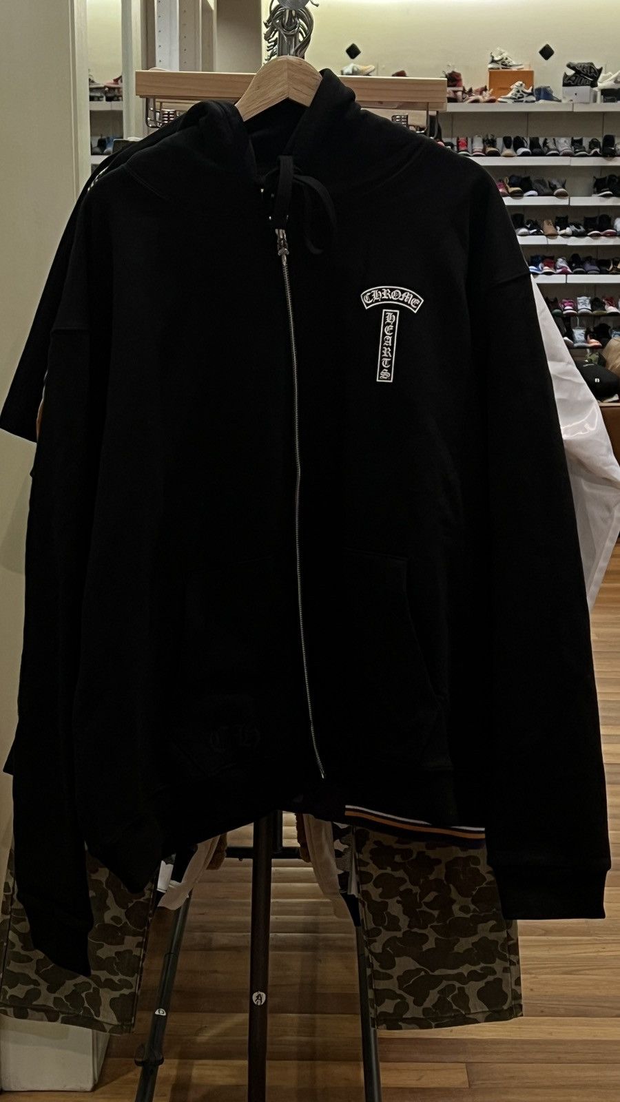 Chrome Hearts Chrome Hearts Thermal Scroll CH+ Zip-Up Hopdie | Grailed