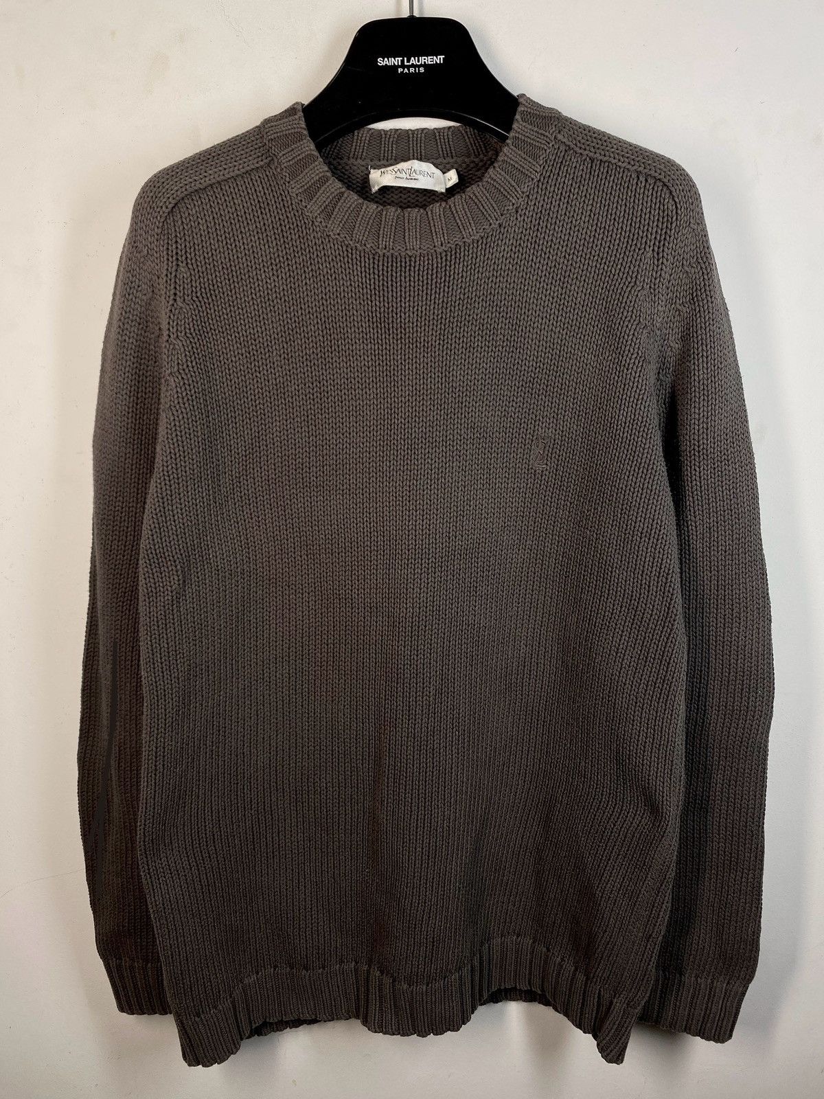 Saint Laurent Paris × Vintage × Yves Saint Laurent Heavy YSL Sweater ...