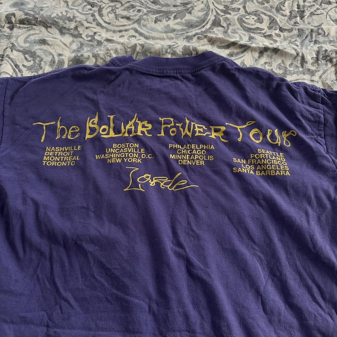 Vintage Lorde "Solar Power Tour" Tee in Rare Colorway | Grailed