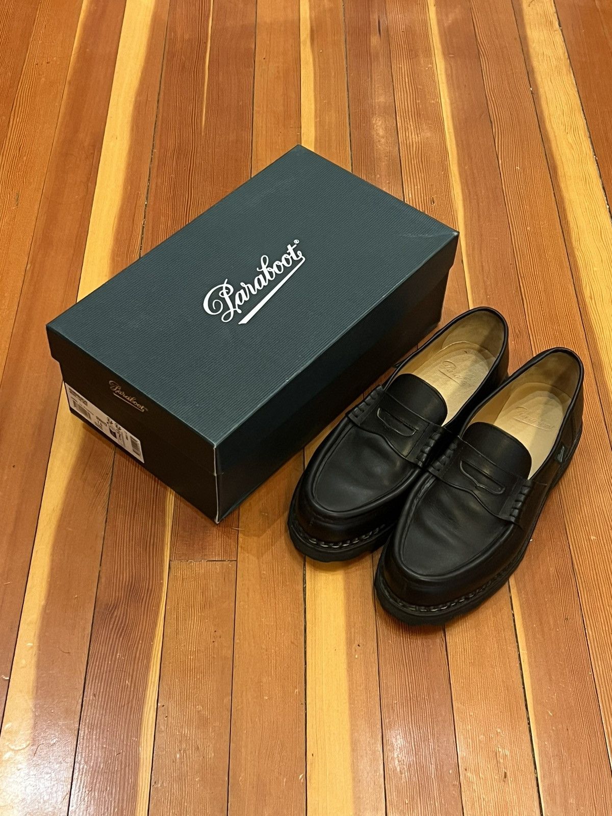 Paraboot Paraboot Reims Lisse Noir | Grailed
