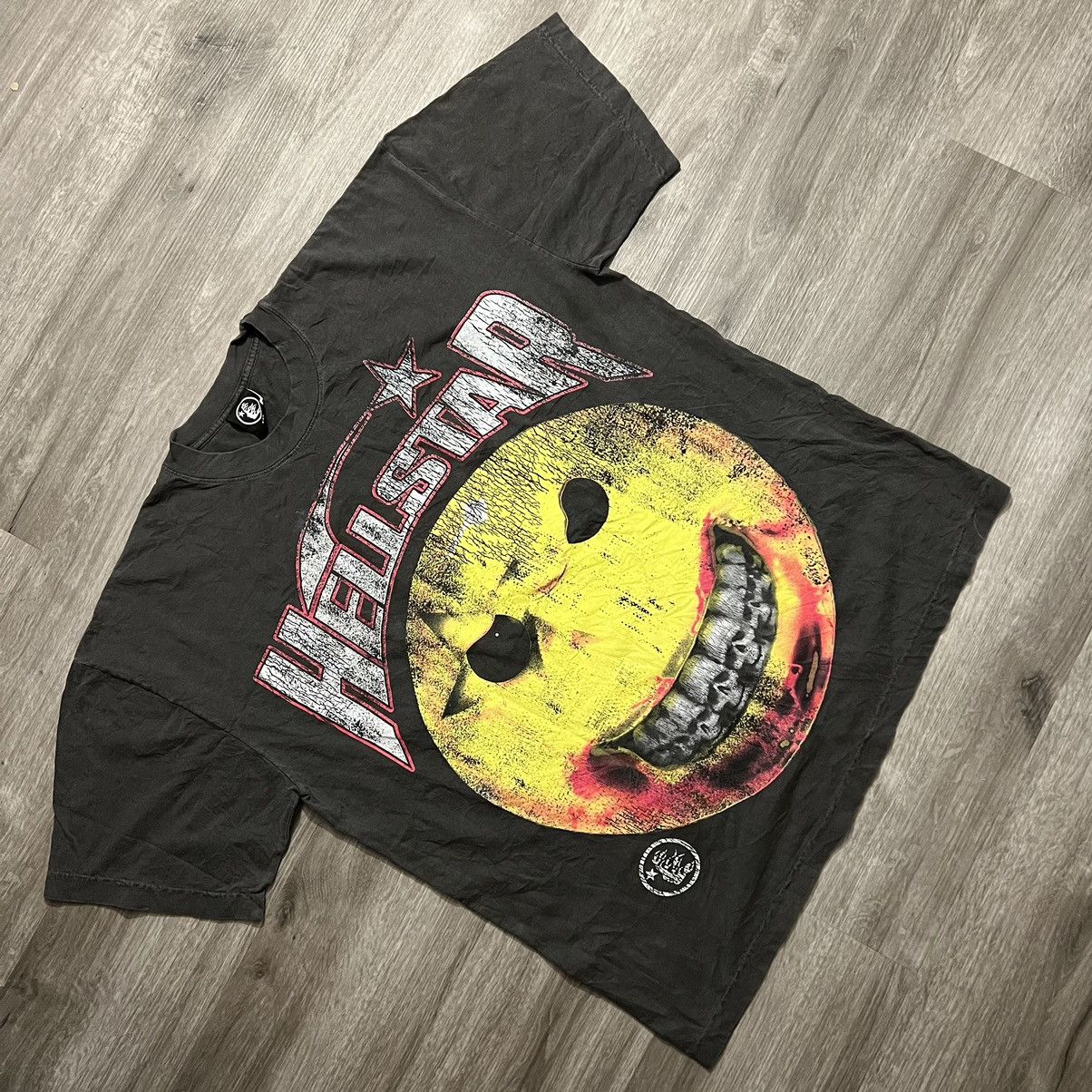 HELLSTAR Hellstar Smiley Face T-Shirt | Grailed