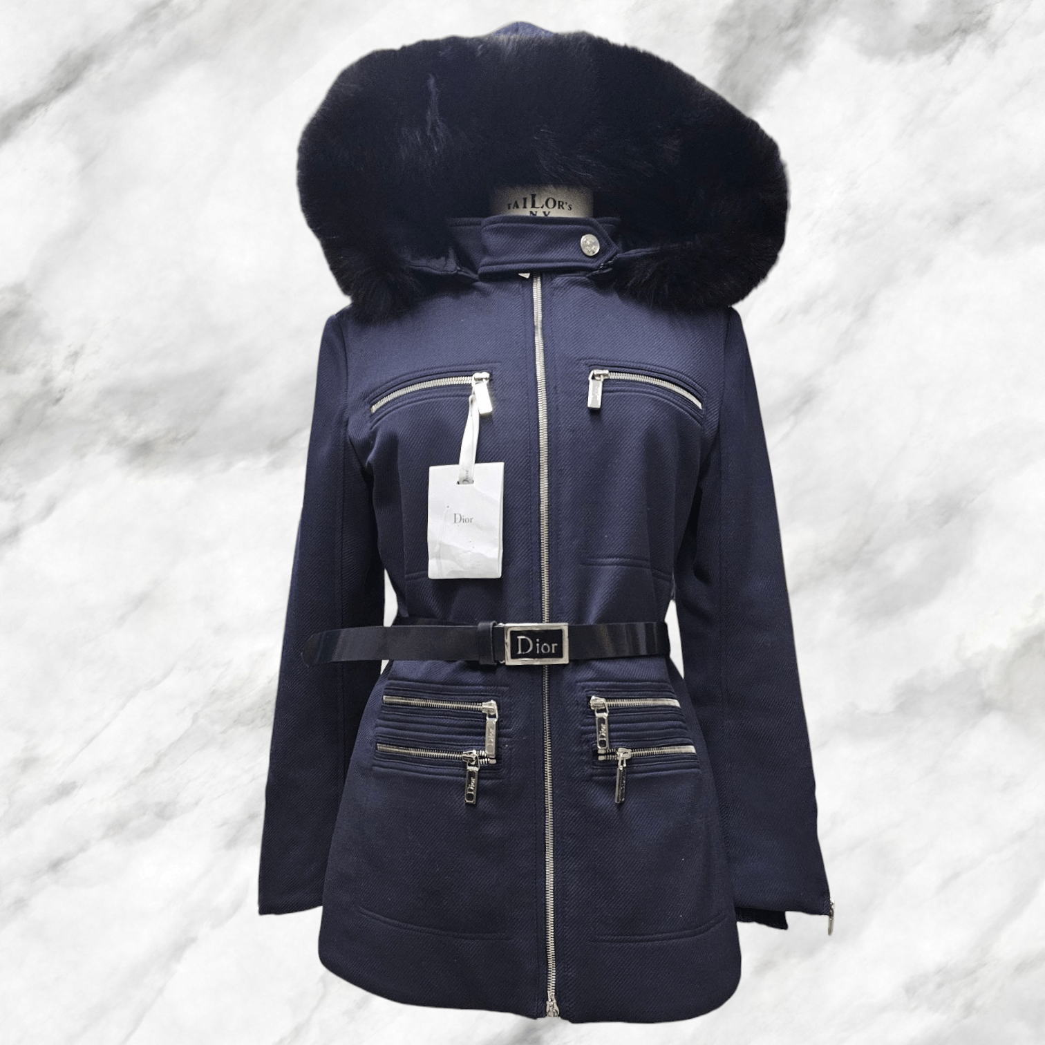 Dior Christian Dior Ski Jacket w Fox Fur | Grailed
