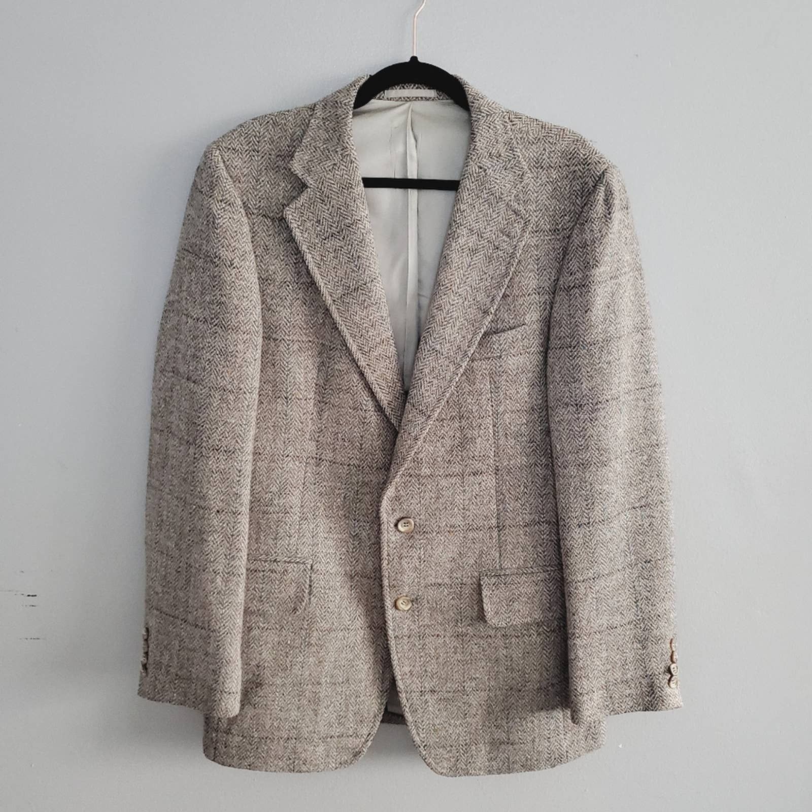 Harris Tweed Norman James Vintage Harris Tweed of Scotland Tweed Jacket ...
