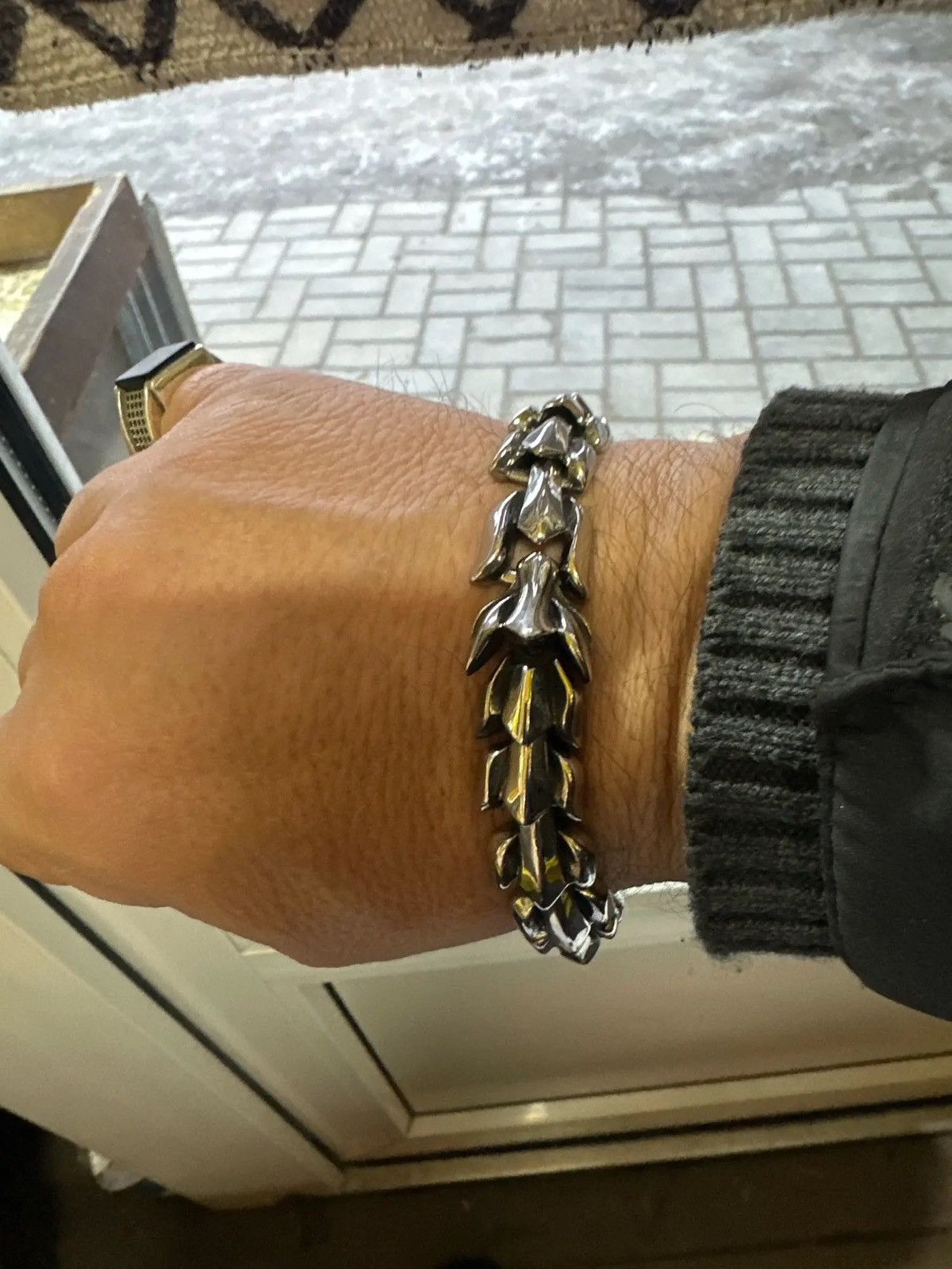 Chain × Cuban Link Chain × Jewelry 22 Cm Length Dragon Bone Chain | Grailed