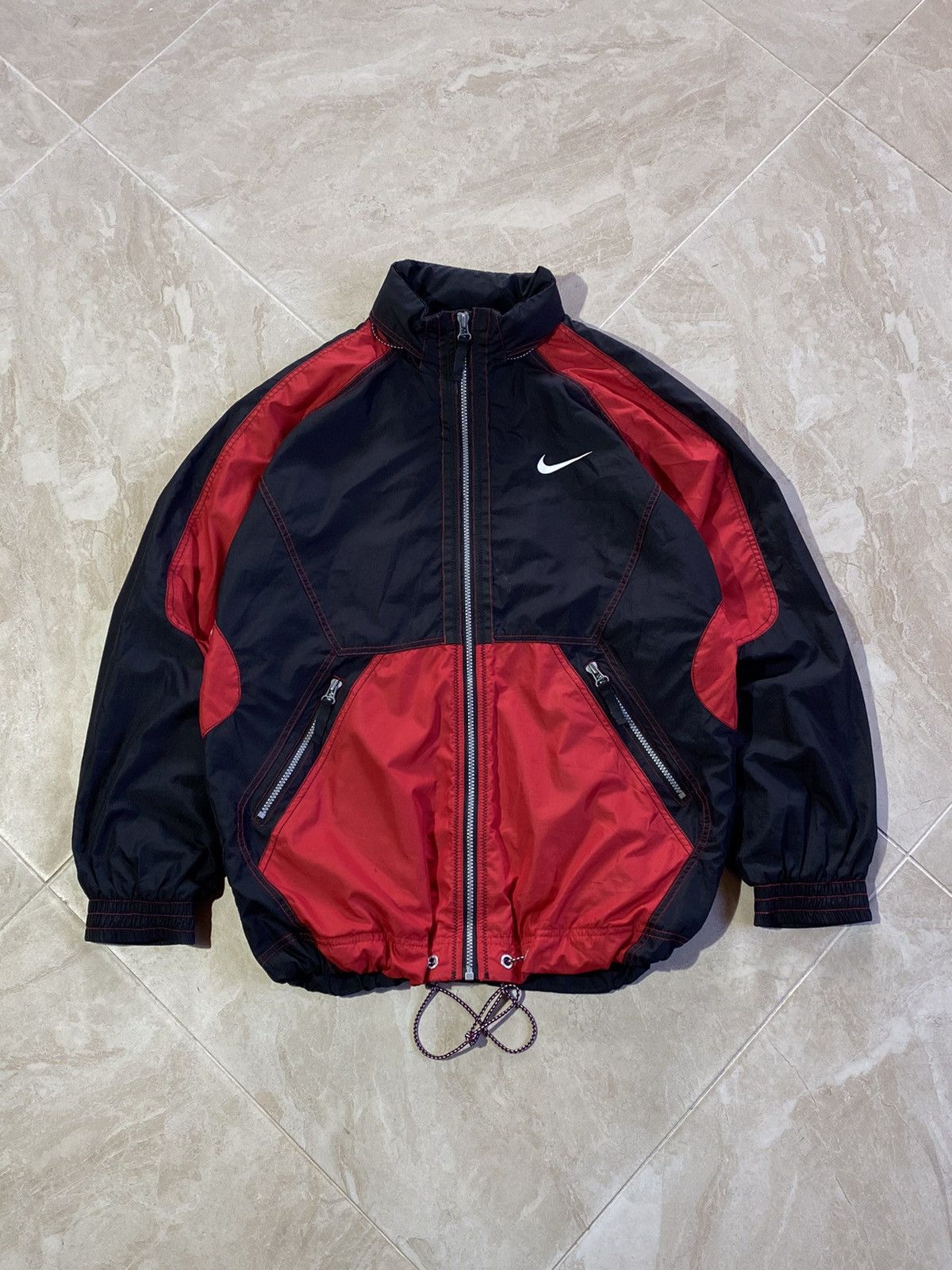 Nike Nike Vintage 90s hype y2k streetwear style swoosh logo jckt | Grailed