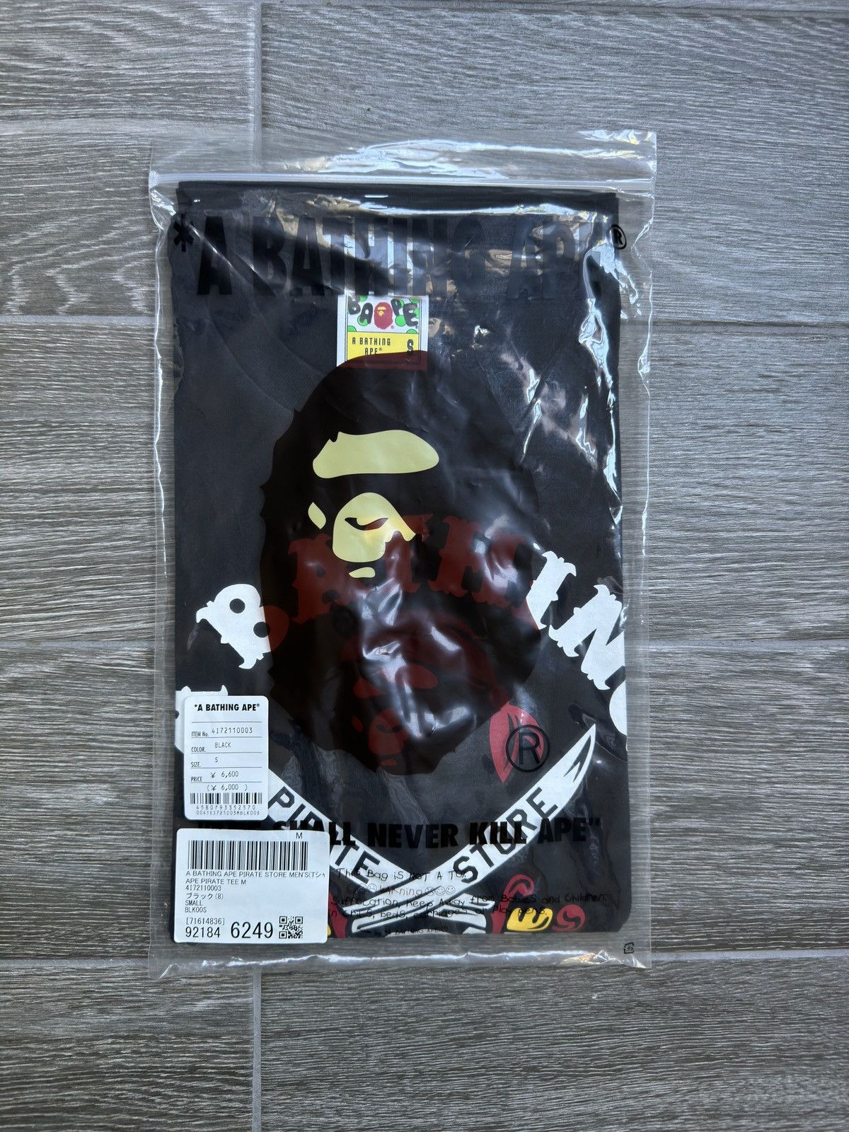Bape Bape Pirate Store Tee | Grailed