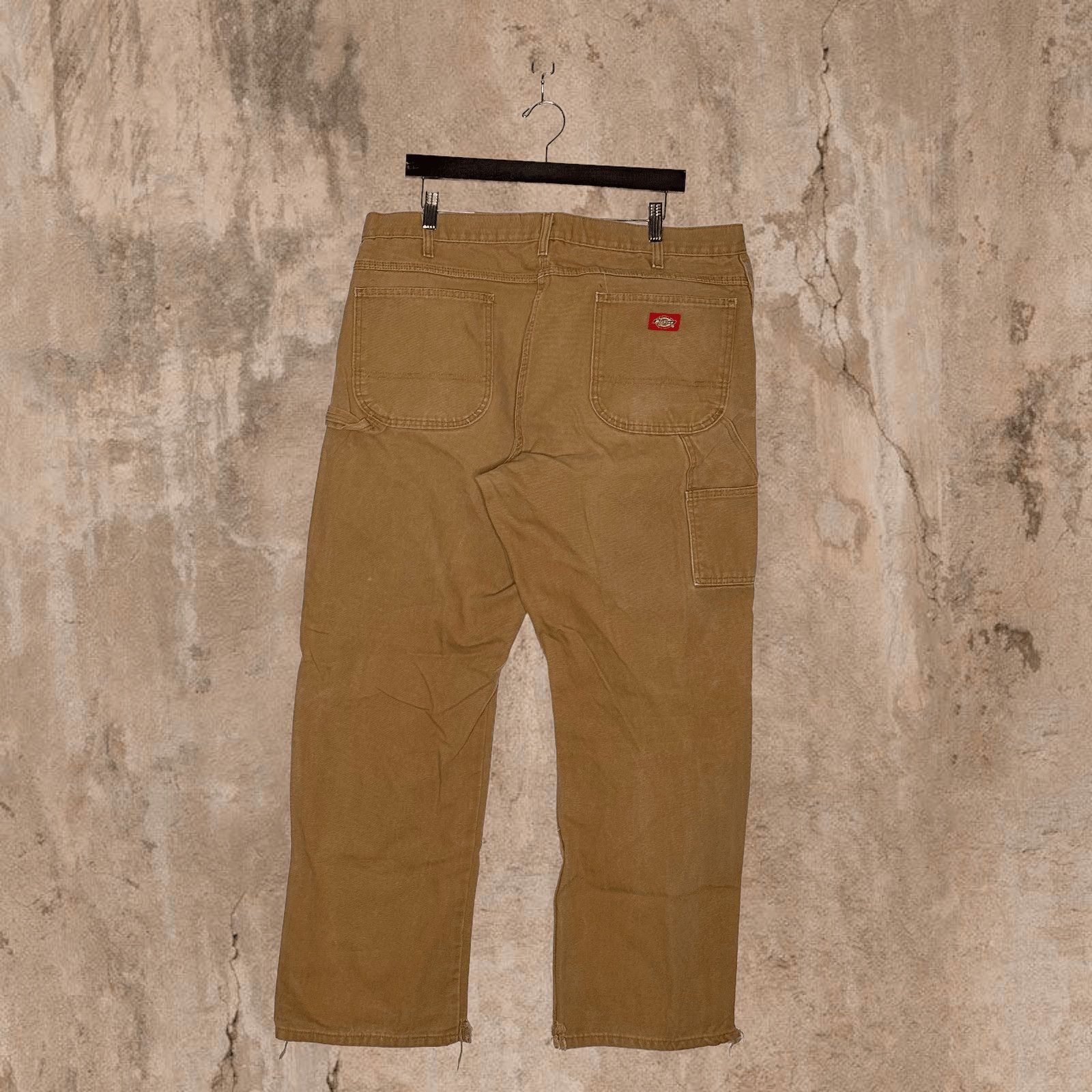 Vintage Dickies Carpenter Pants Tan Relaxed Fit Canvas Red Label | Grailed