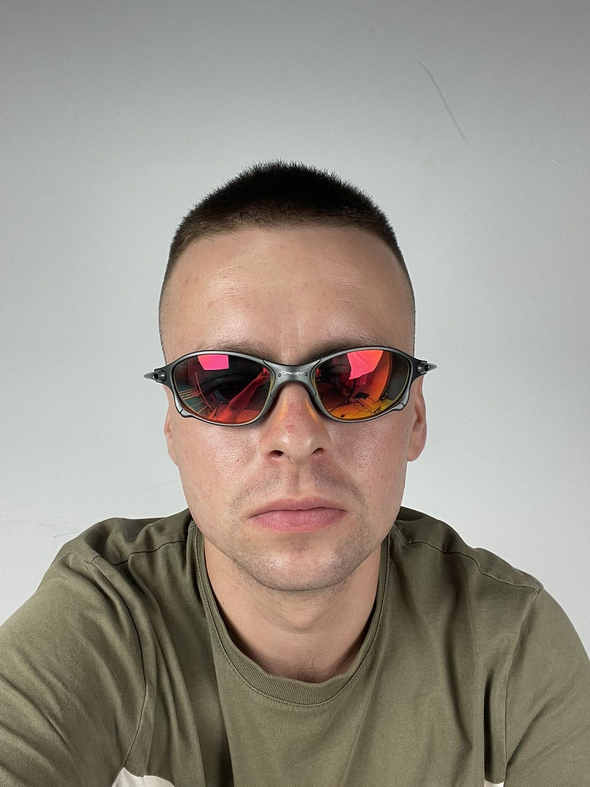 Oakley × Streetwear × Vintage Vintage Oakley Sunglasses Metal Gorpcore ...