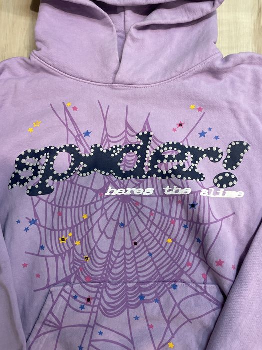 Spyder Sp5der Açaí Hoodie | Grailed