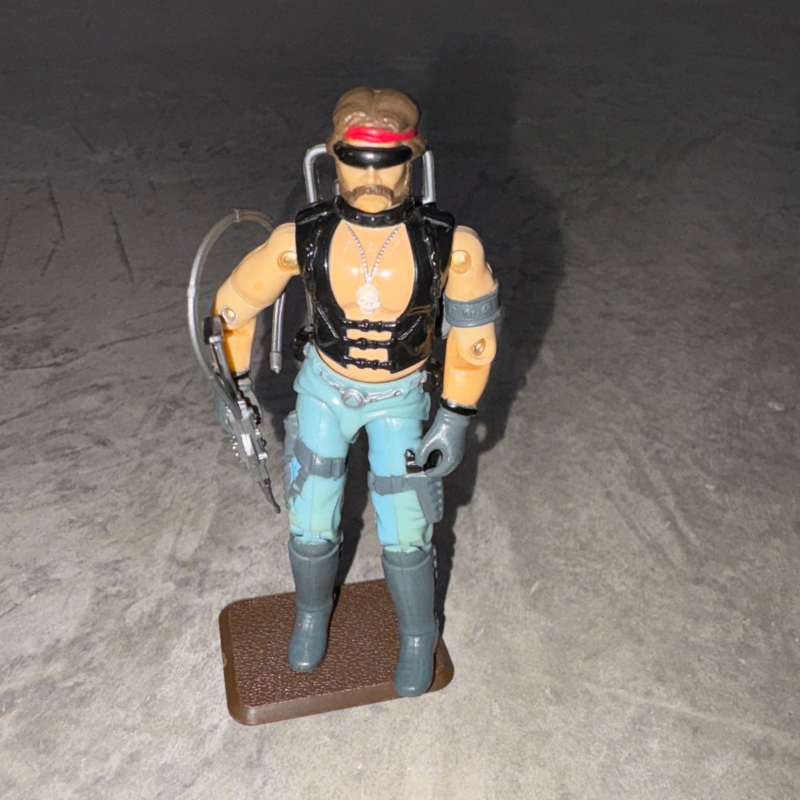 Vintage Vtg GI Joe TORCH v1 figure A original 1985 Cobra Dreadnok | Grailed