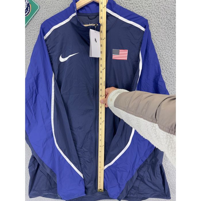 Nike Nike USA Olympic Track Jacket Mens 3XL Blue Pro Elite Podium | Grailed