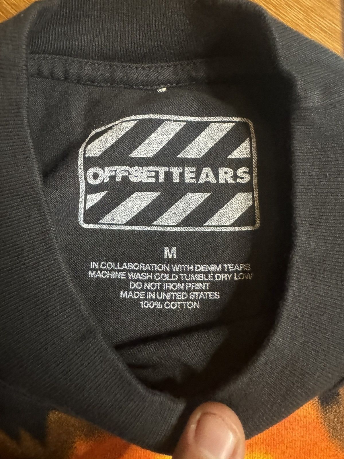 DENIM TEARS Denim Tears Offset Black Set it Off Tee | Grailed