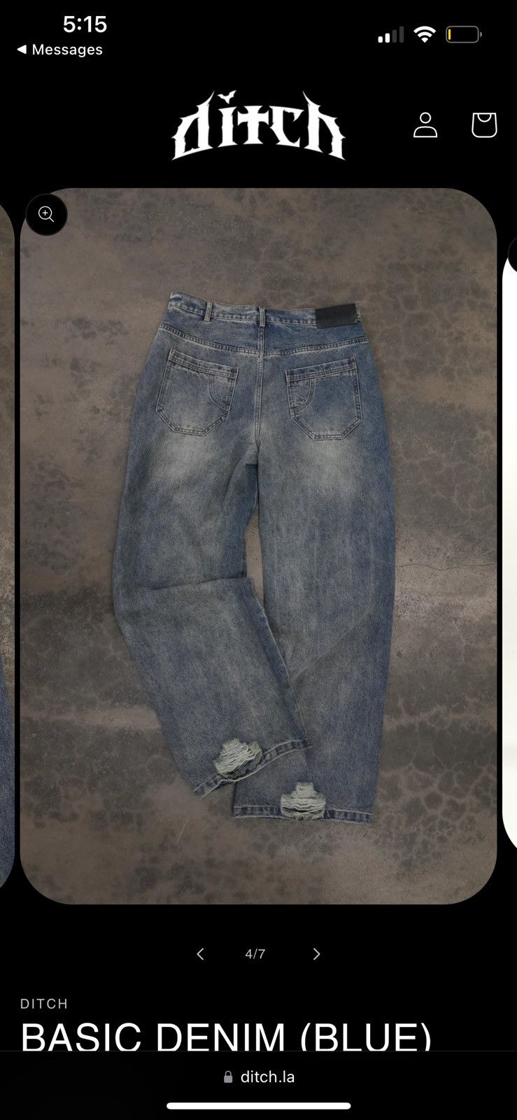 Vintage Ditch LA Basic Denim | Grailed