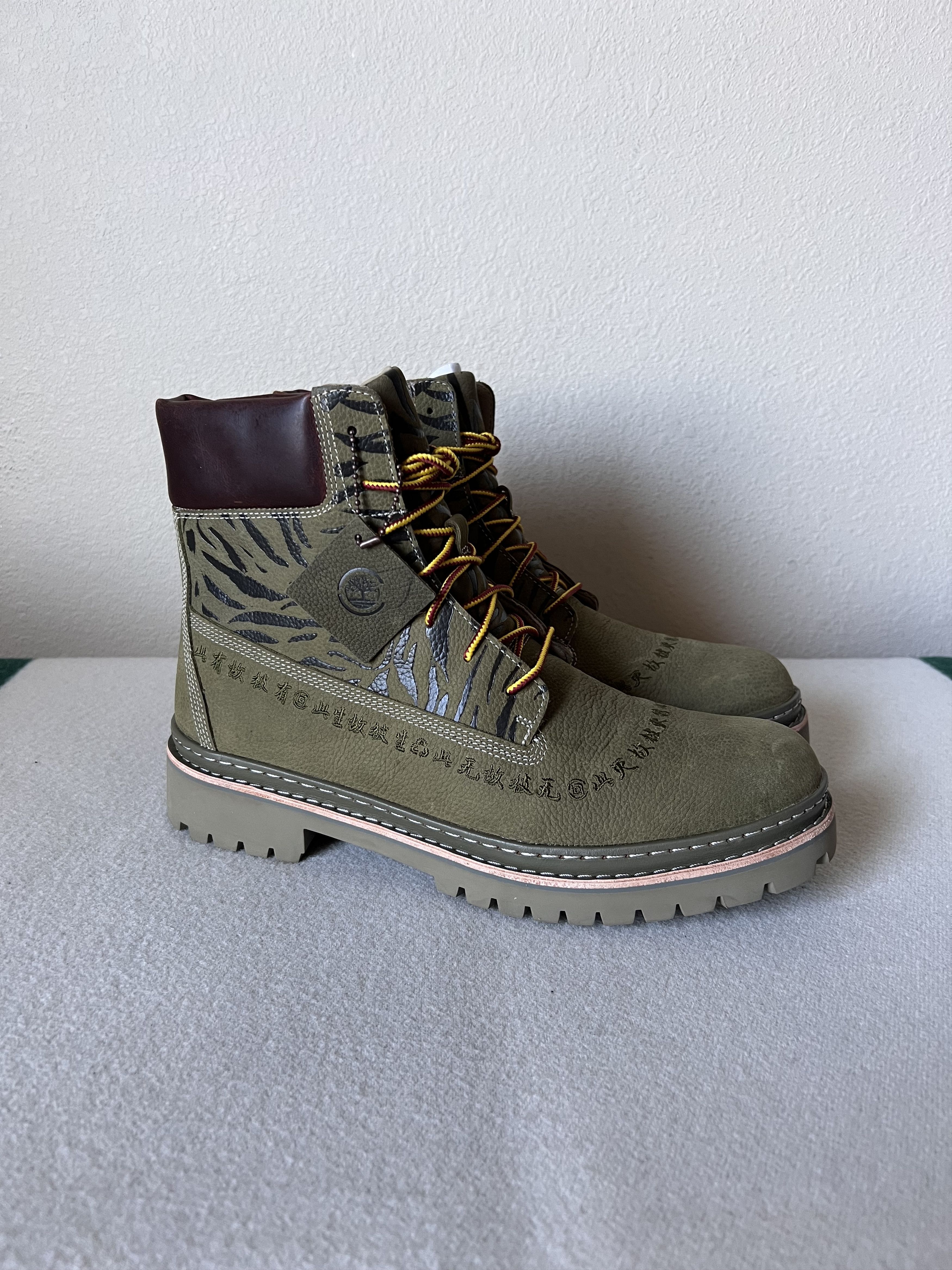 Timberland Timberland CLOT Future73 Premium 6 Inch Boots Green Leather ...