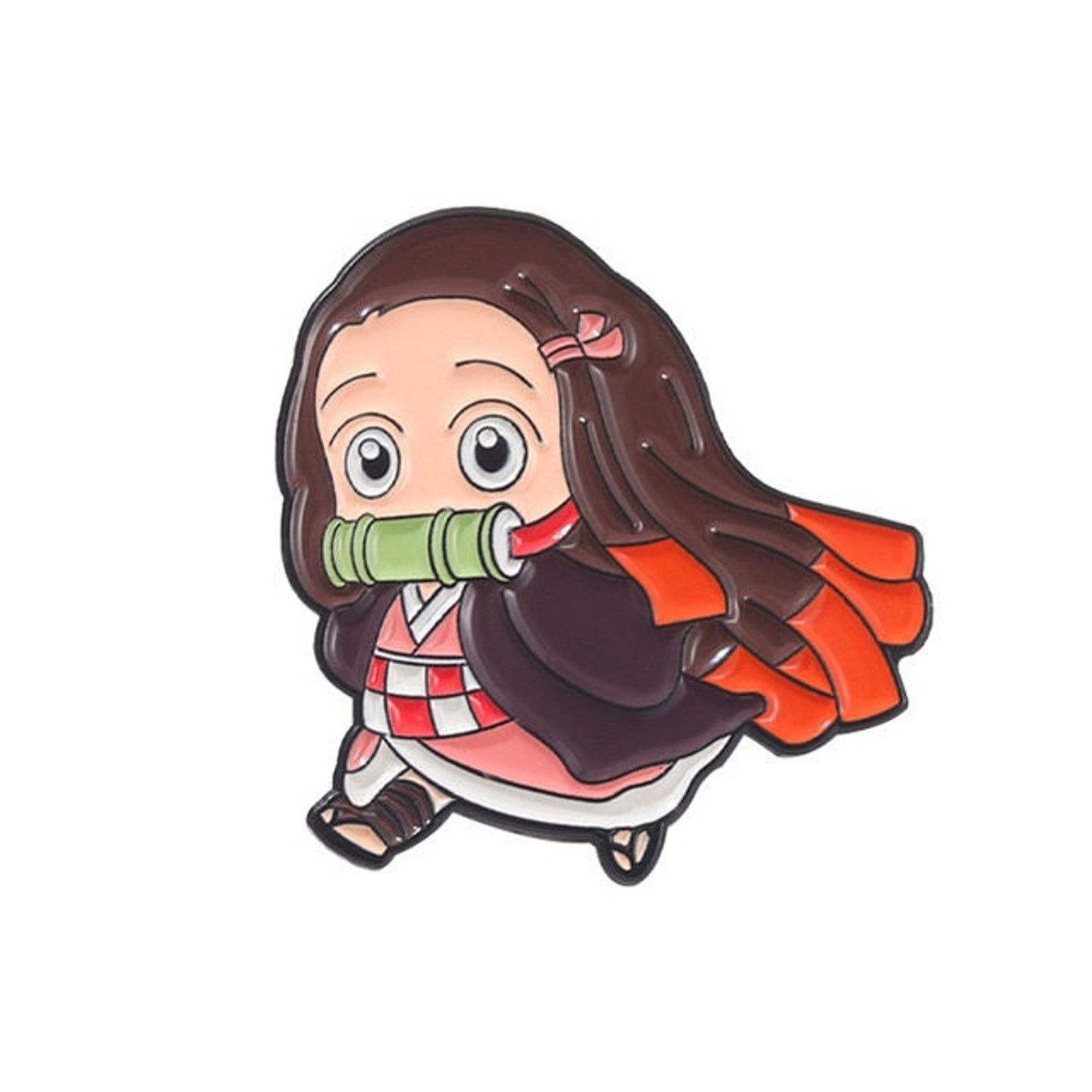 & Other Stories Demon Slayer Nezuko Kamado Kimetsu no Yaiba Enamel Pin ...