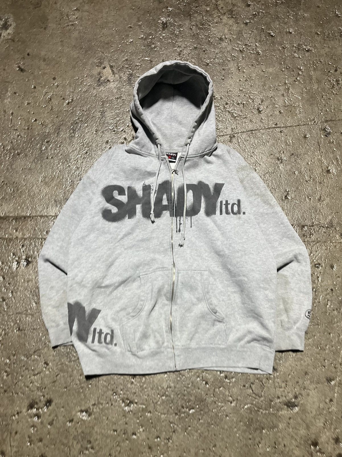 Vintage Crazy Vintage Y2K Shady LTD Skater Hip-Hop Zip-Up Hoodie | Grailed