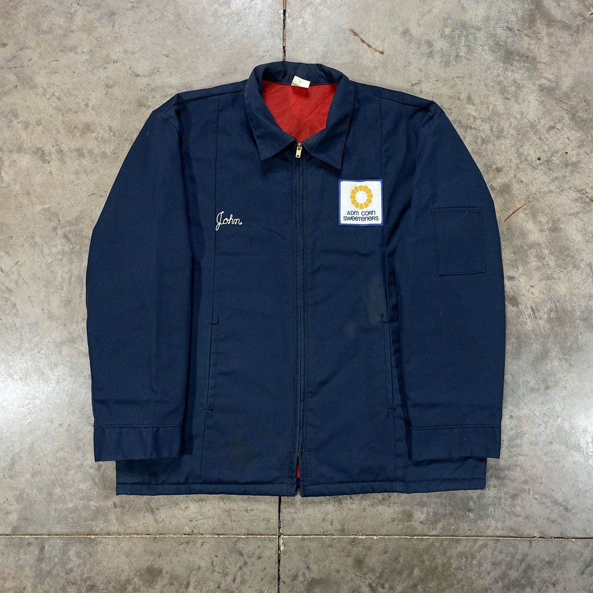 Vintage Vintage Red Kap Work Jacket 70s Lined Farm Seed Chainstitch ...