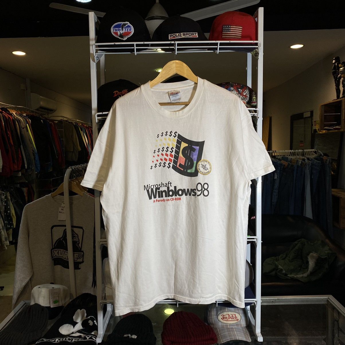 Made In Usa × Microsoft × Vintage Vintage 1998 Microsoft Windows Parody ...