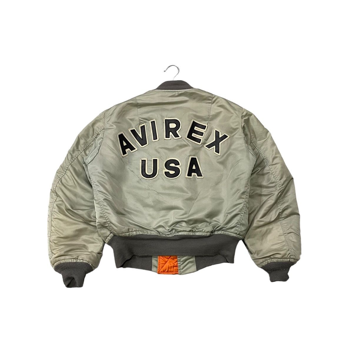 Avirex × Military × Vintage Vintage Avirex Flyer’s Type MA-1 Spellout Bomber Jacket | Grailed