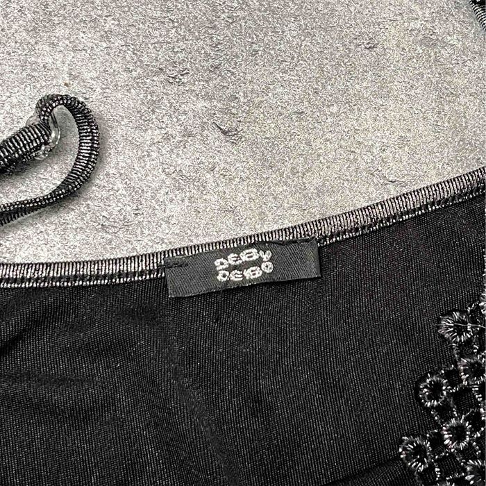 Archival Clothing Deby Debo Ref Bali deadstock y2k silver top - S | Grailed