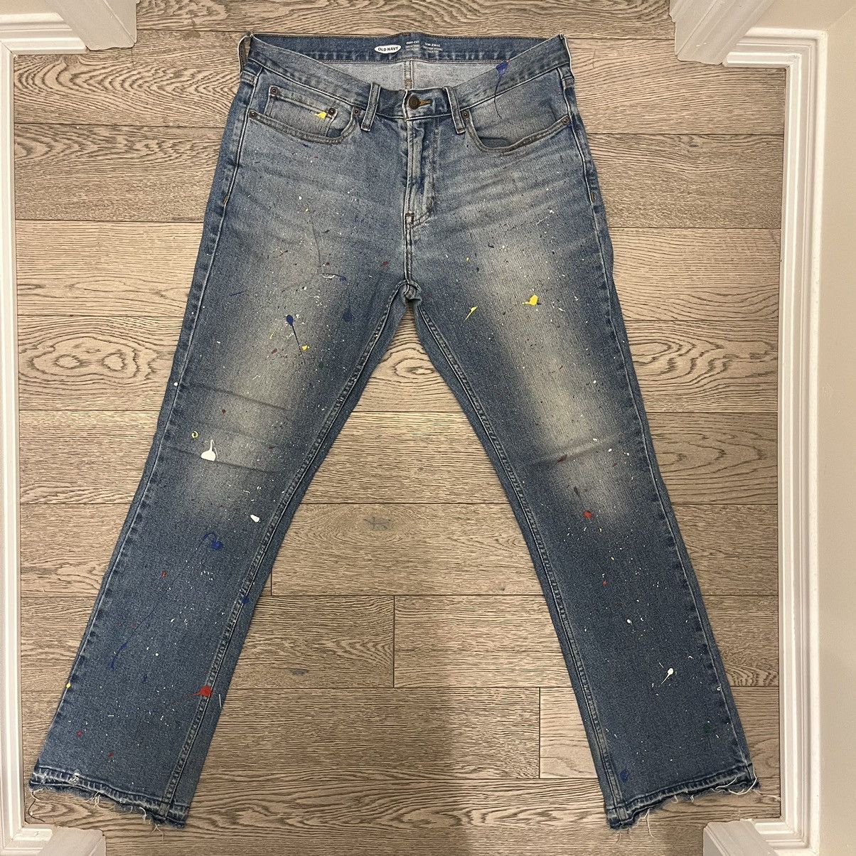 Vintage VINTAGE PAINT SPLATTER PANTS | Grailed