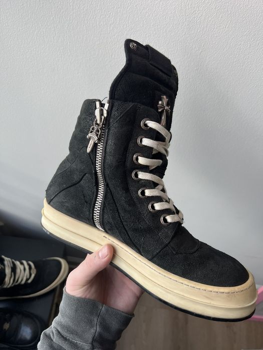 Rick Owens CHROME HEARTS X RICK OWENS GEOBASKET | Grailed