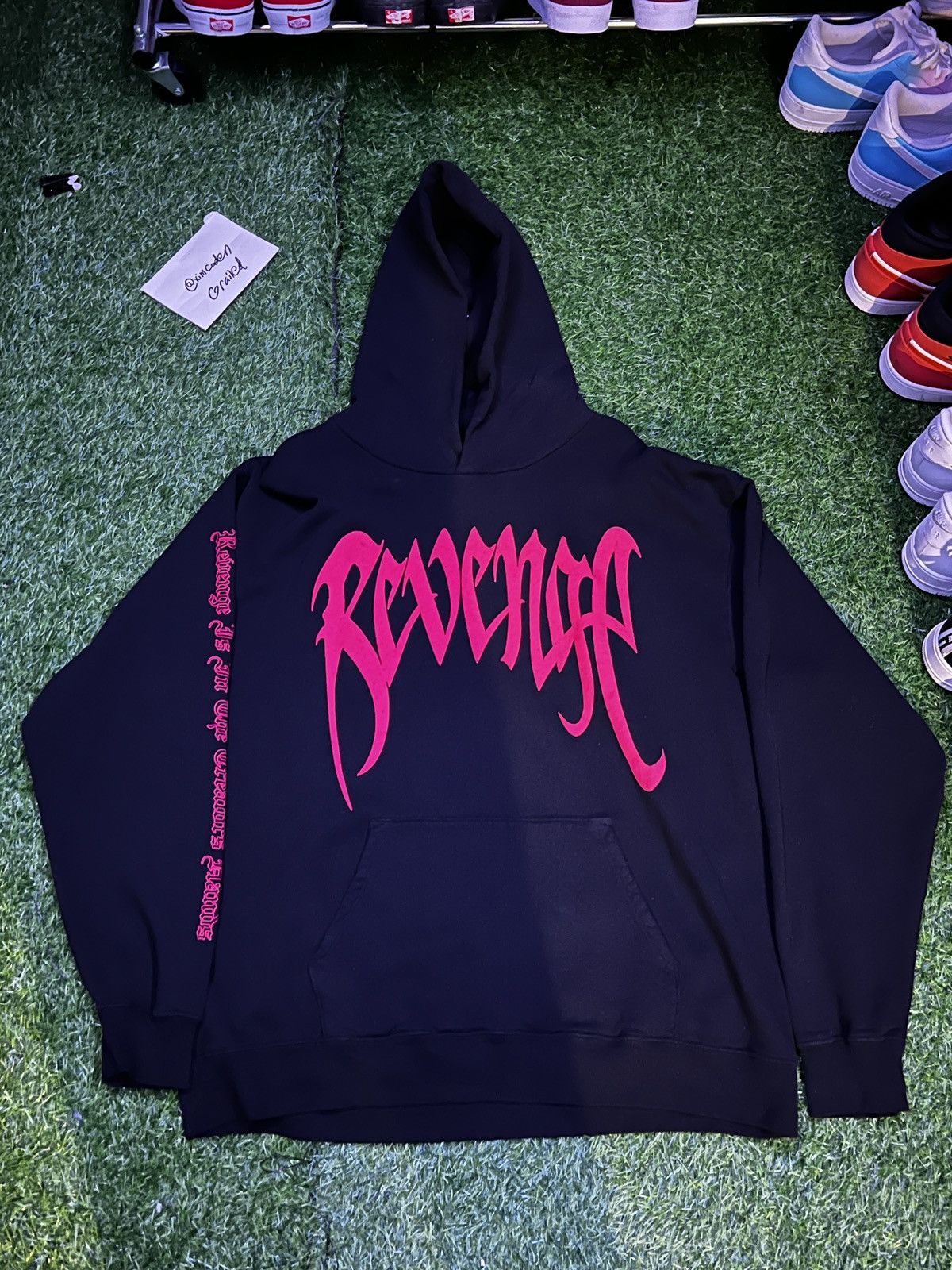 Revenge Revenge Bred Arch Logo Puff Print | Grailed