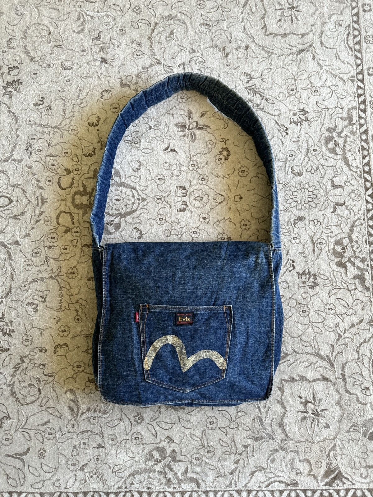 Evisu Vintage Evis Jeans Custom Made 90s Shoulder Bag | Grailed