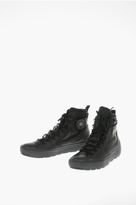 Converse CHUCK TAYLOR ALL STAR leather High-top Sneakers | Grailed