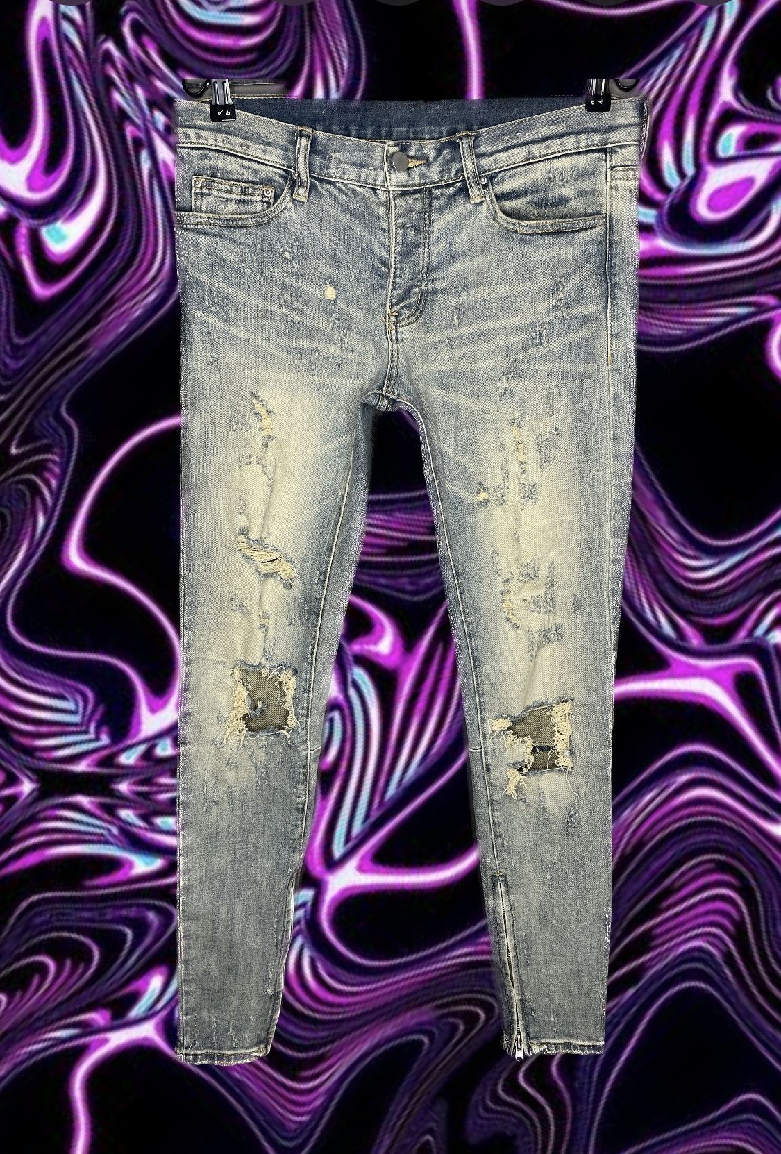 Avant Garde × MNML × Streetwear Ripped MNML Jeans Y2k | Grailed