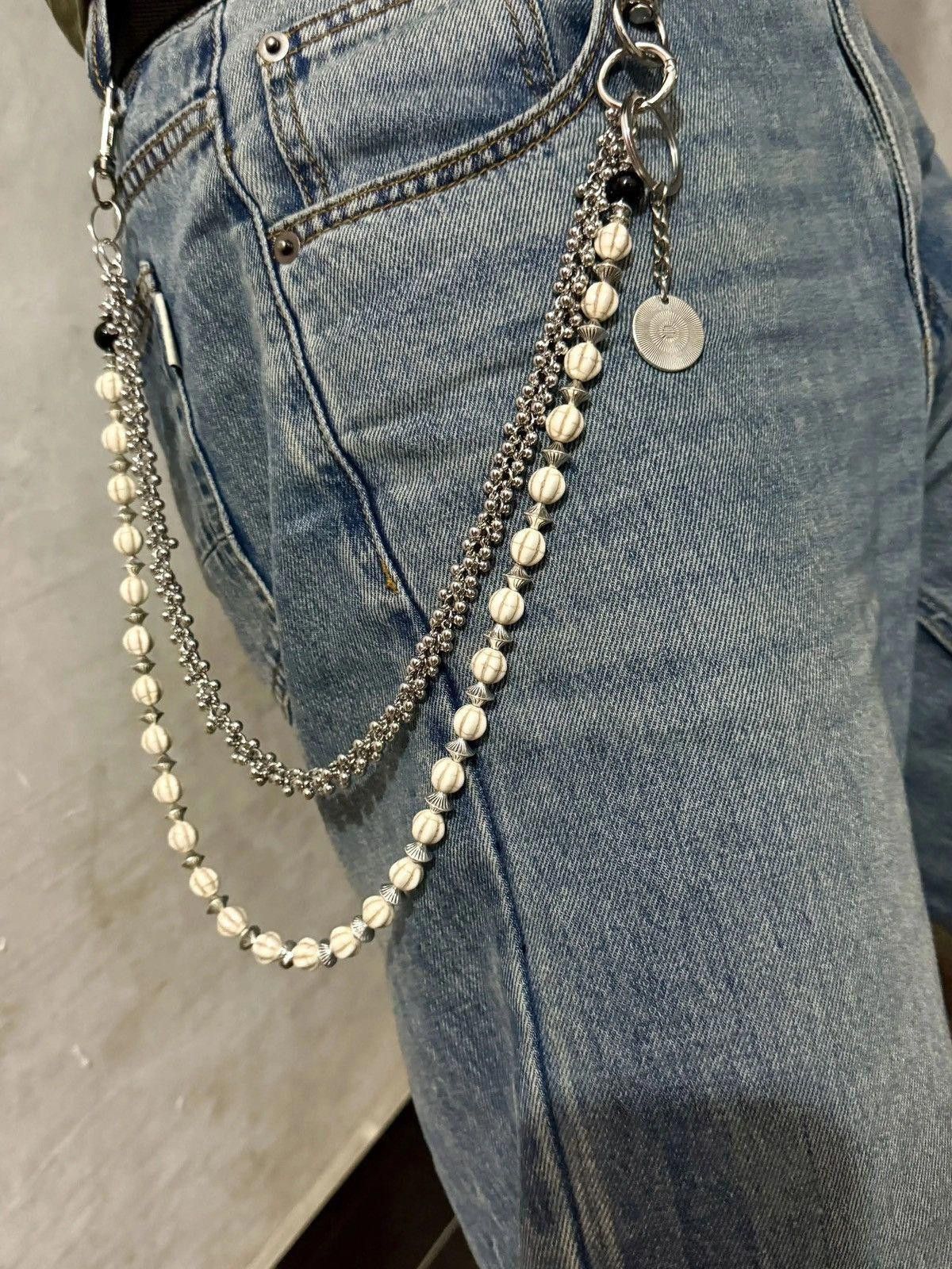 Jewelry Beaded Double Layer Wallet Chain, Pants Chain | Grailed