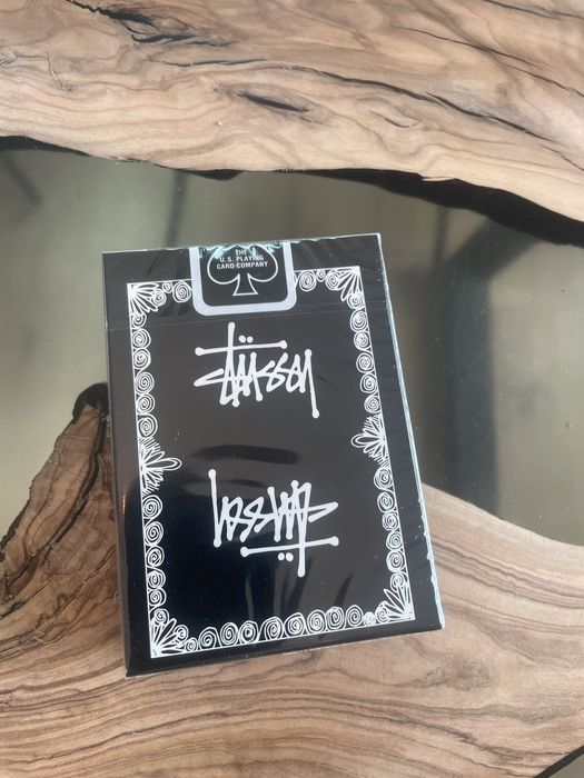 Stussy Deadstock STUSSY x Bicycle Playing Cards Deck Black (1x) | Grailed