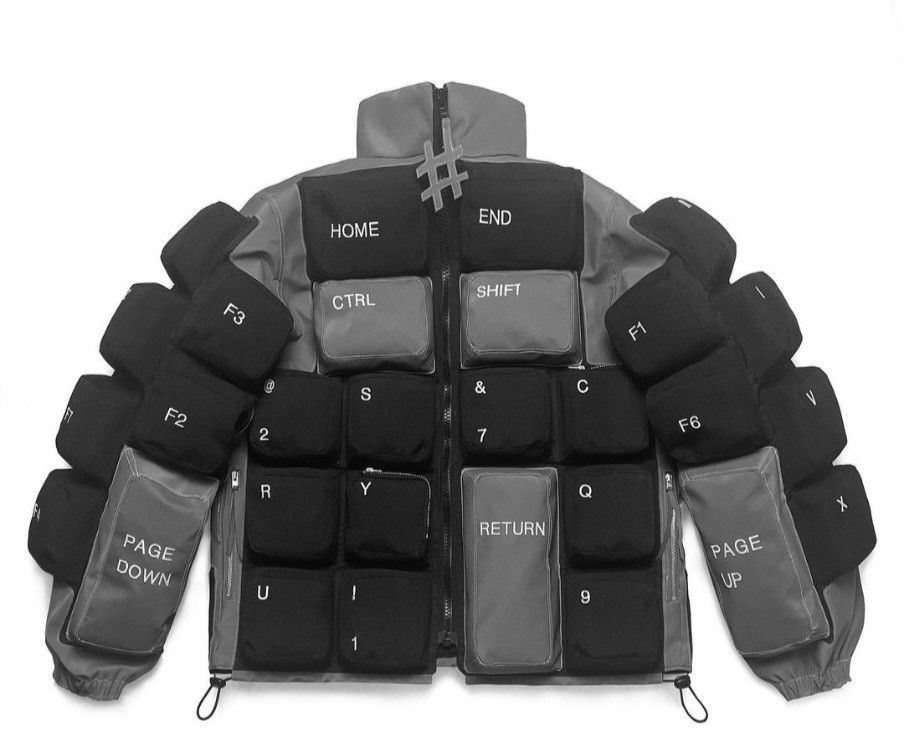 Streetwear *VERY RARE* Liminal Workshop Keyboard Puffer | Grailed