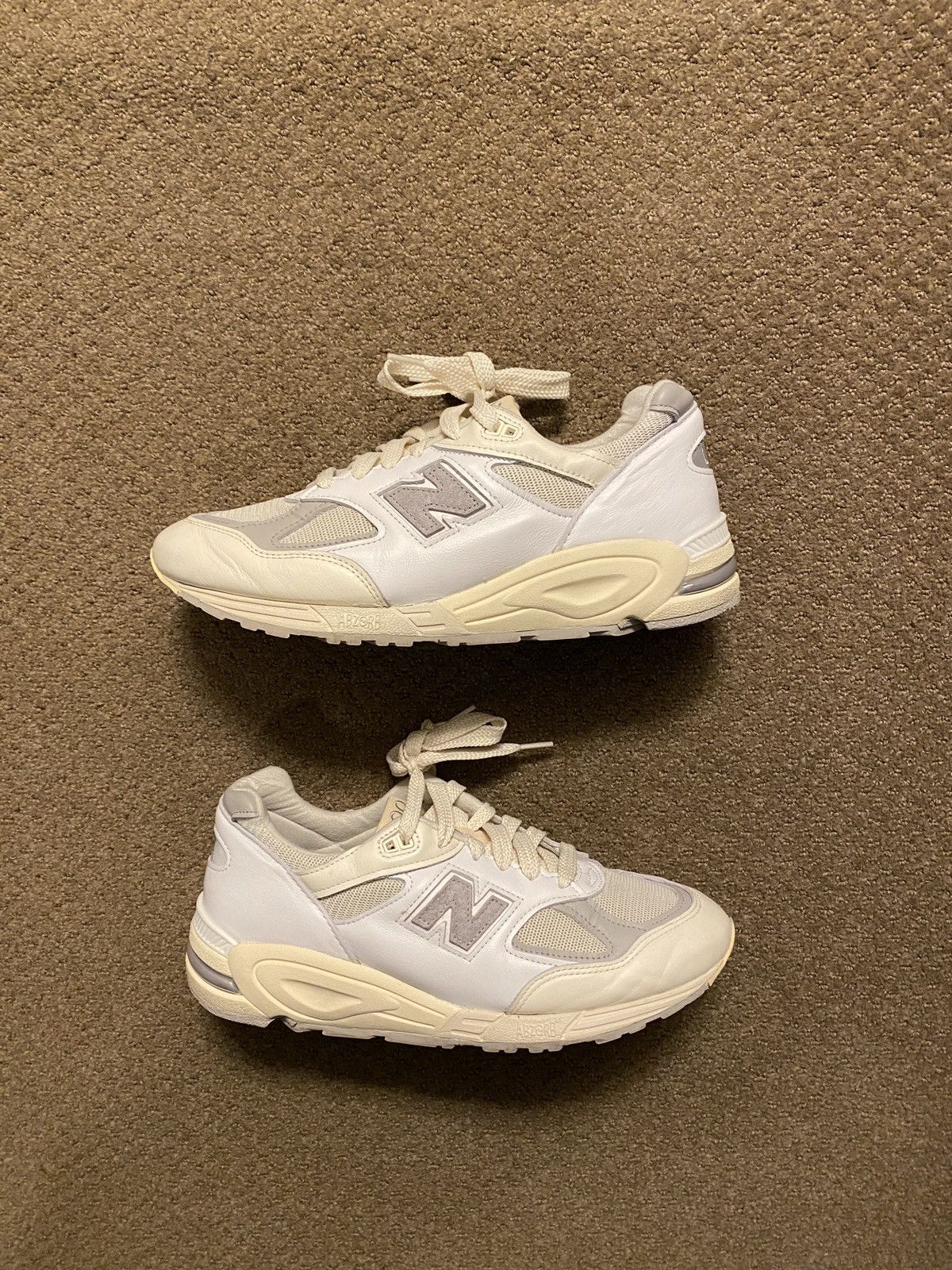 New Balance New Balance 990v2 MiUSA Sea Salt | Grailed
