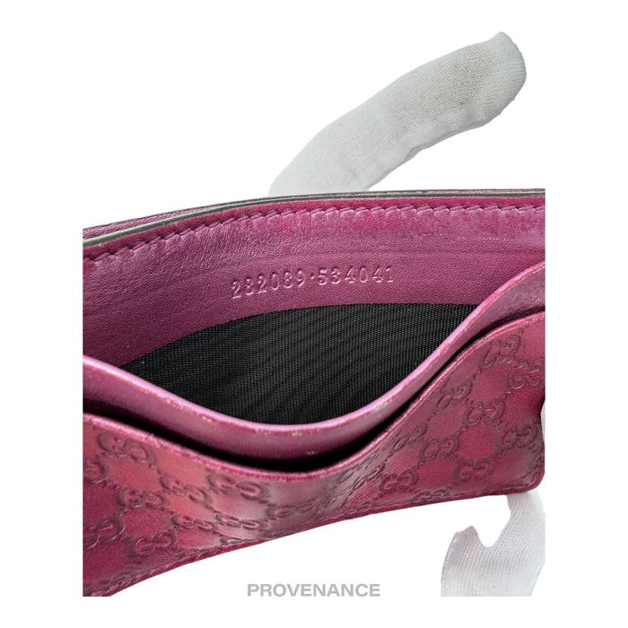 Gucci 🔴 Gucci Card Holder Wallet - Pink MicroGuccissima Leather | Grailed