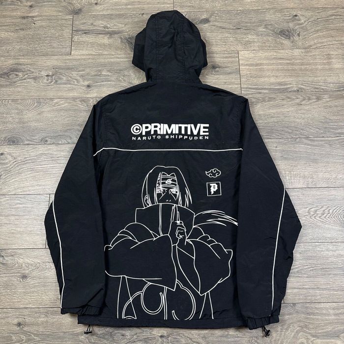 Primitive Primitive x Naruto Shippuden Itachi Jacket Adult Medium Black ...