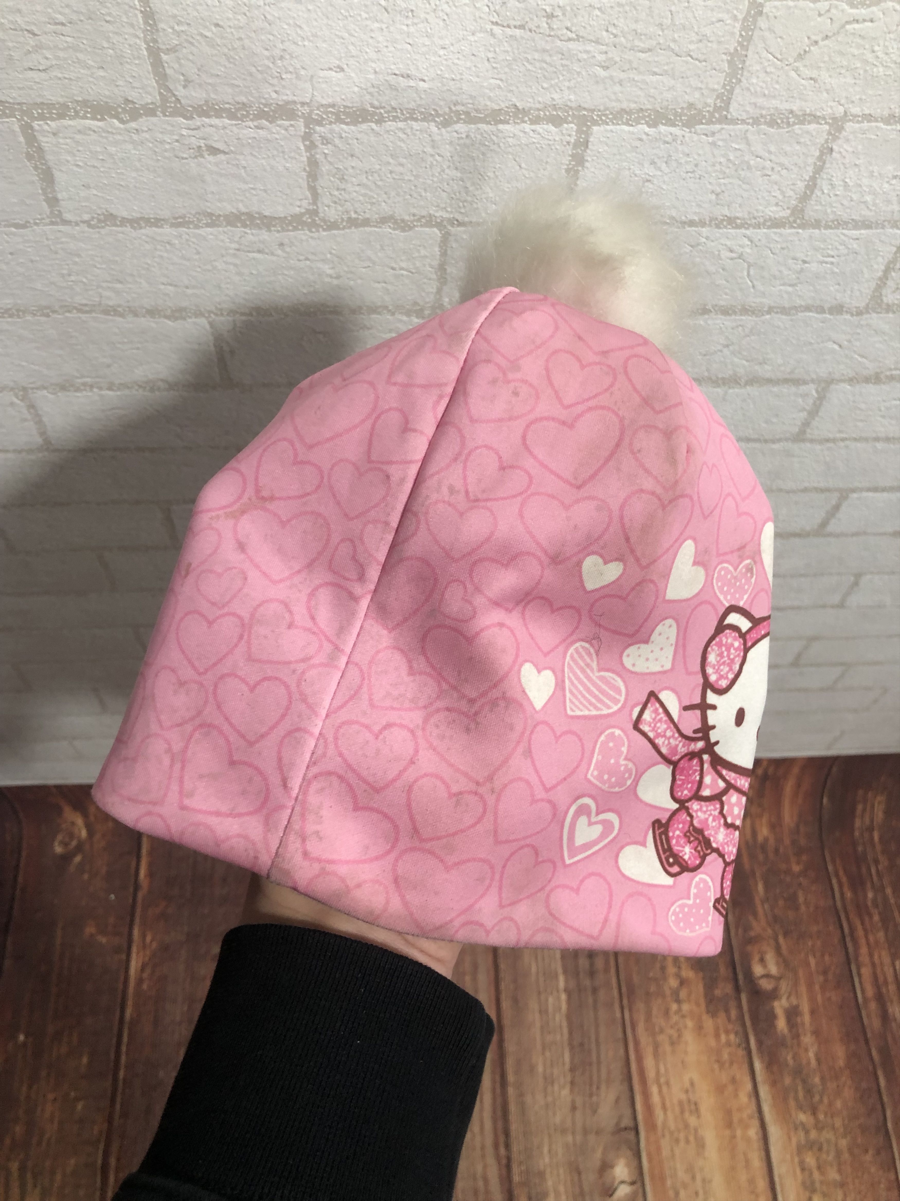 Vintage Y2K hello kitty Sanrio Japan style cute fuzzy trapper hat | Grailed