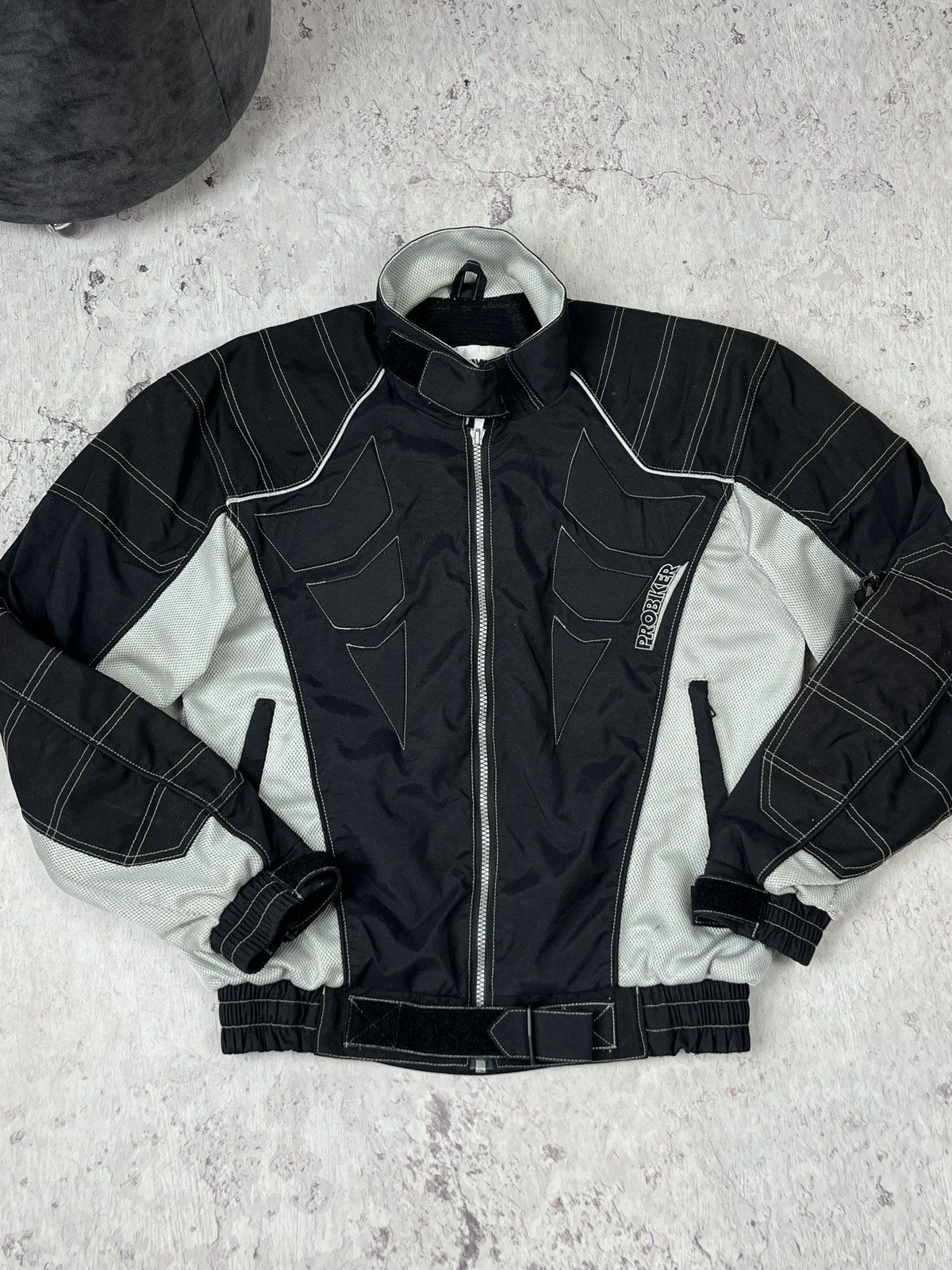 Vintage Vintage Probiker Motorcycle Collection Zip Black Jacket | Grailed