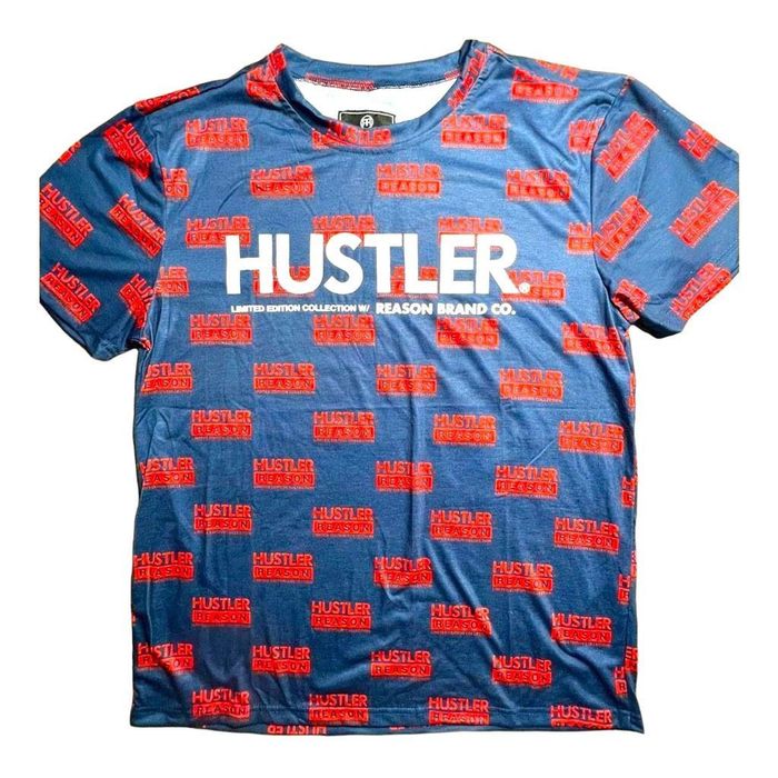 Streetwear NEW Hustler Logo All Over Soft HipHop Preppy Designer Street ...