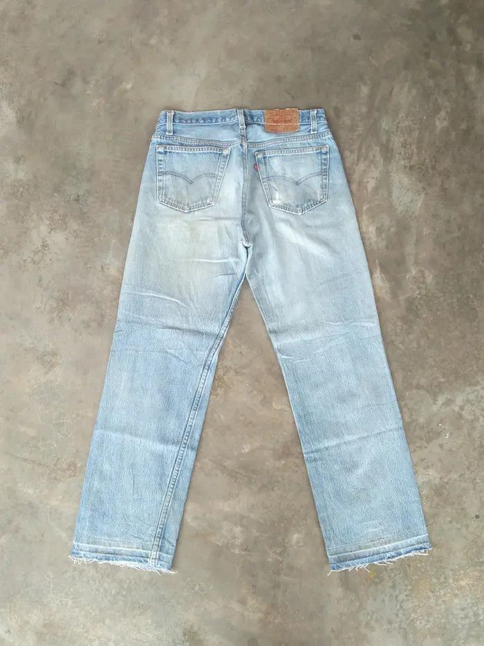 Levi's × Streetwear × Vintage 90s Vintage Levis 501 Made In USA Distressed Jeans 31x29 | Grailed