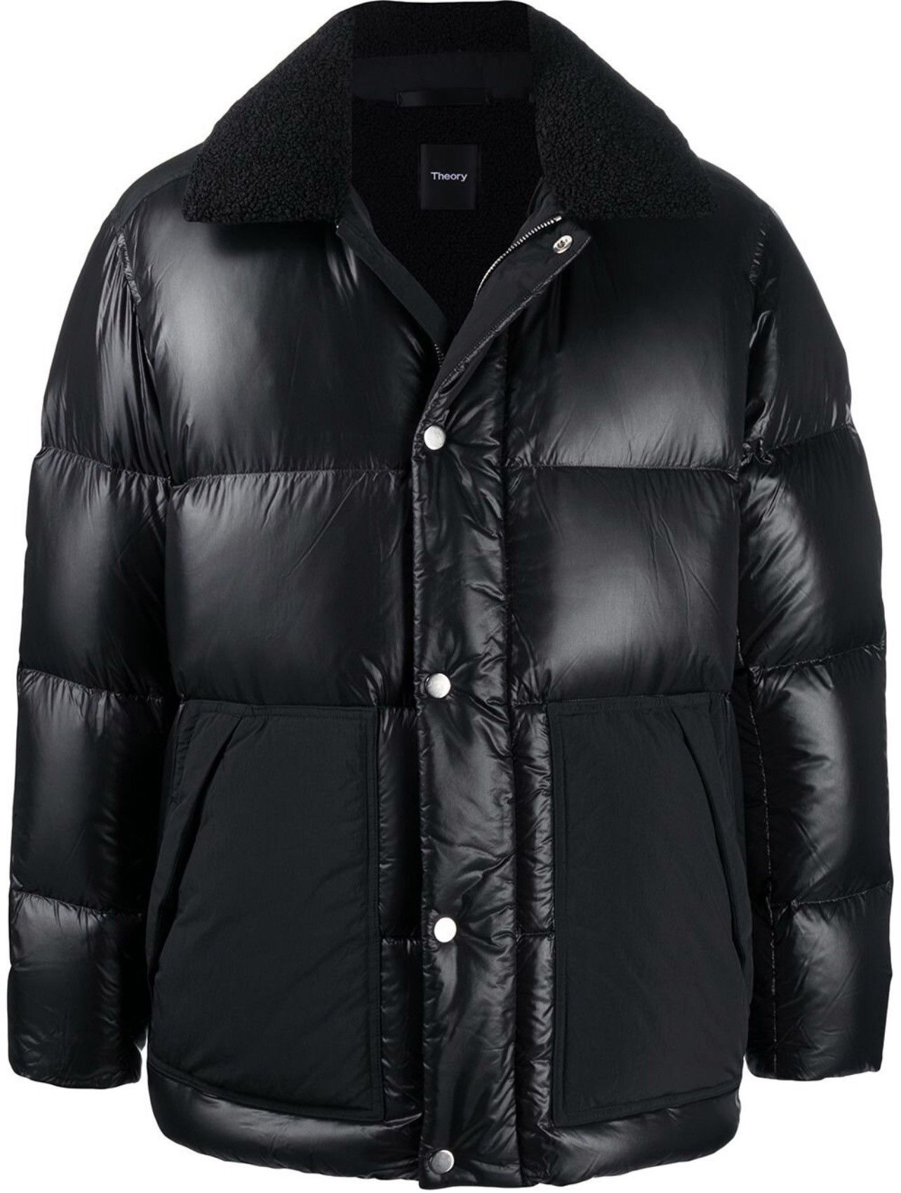 Theory Theory puffer with Shirling lining | Grailed