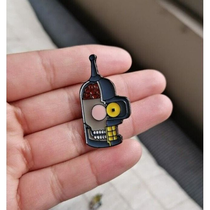Other ⭐Futurama Bender Half Anatomy Skeleton Brain Cool Cute Head | Grailed