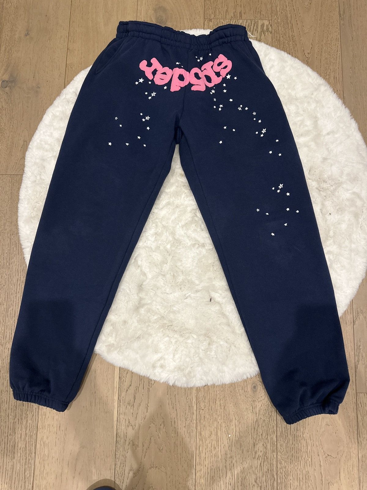 Sp5der Sp5der Pants Navy Atlanta | Grailed