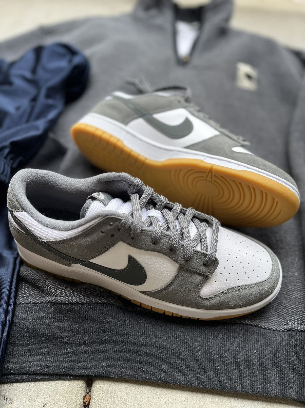 Nike Smoke Grey Gum Dunk Low | Grailed