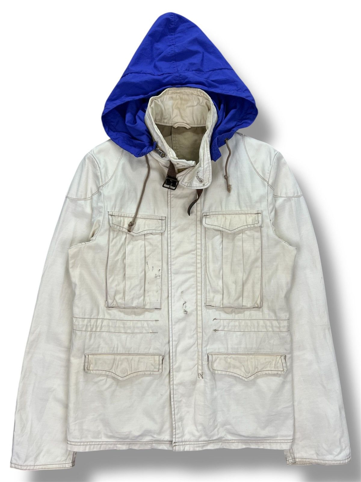 Waste(twice) Waste Twice Dirty Hooded Jacket | Grailed