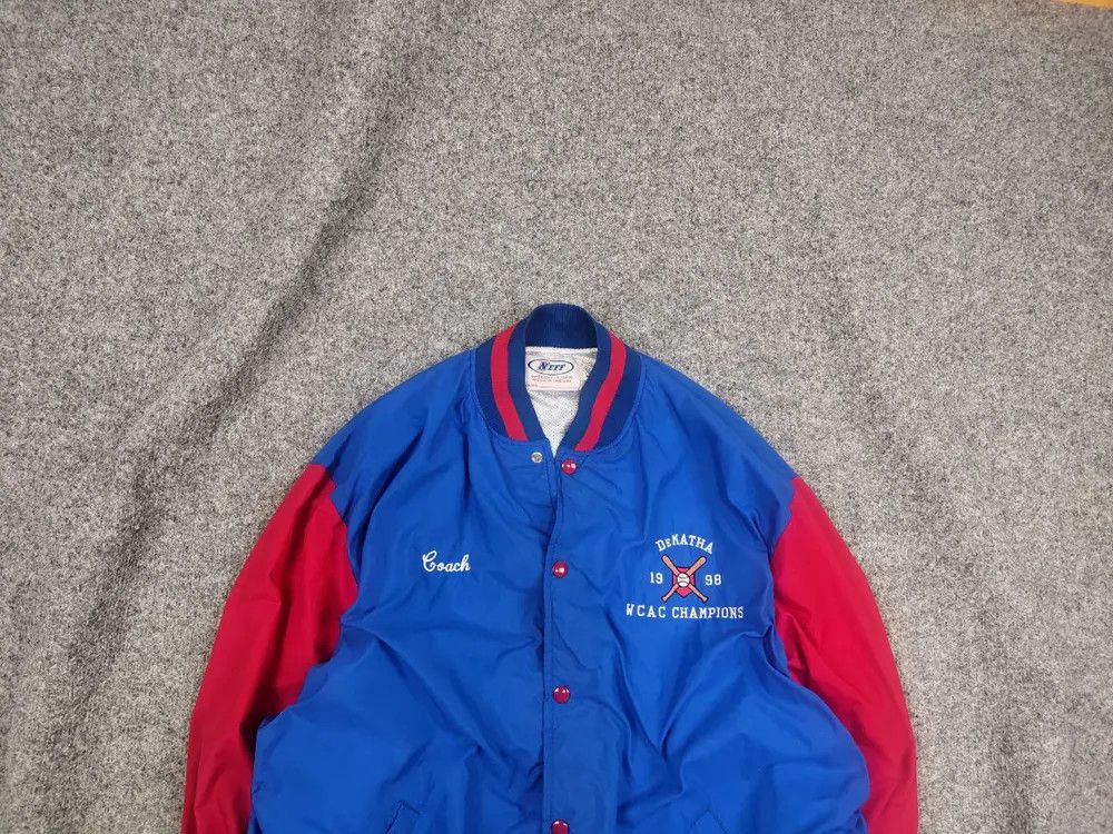 NEFF Vintage 80's NEFF Dematha Baseball Varsity Jacket Bomber | Grailed