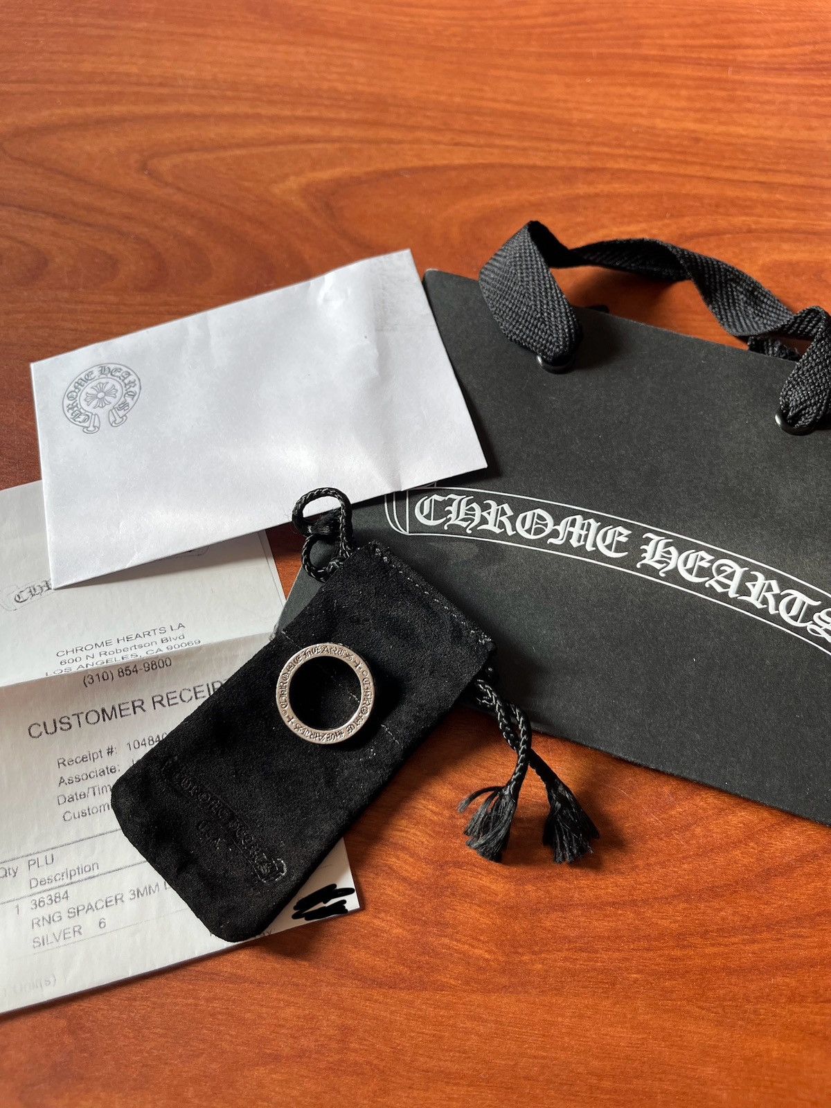 Chrome Hearts Ch La Fuck You Spacer Ring 3mm Grailed
