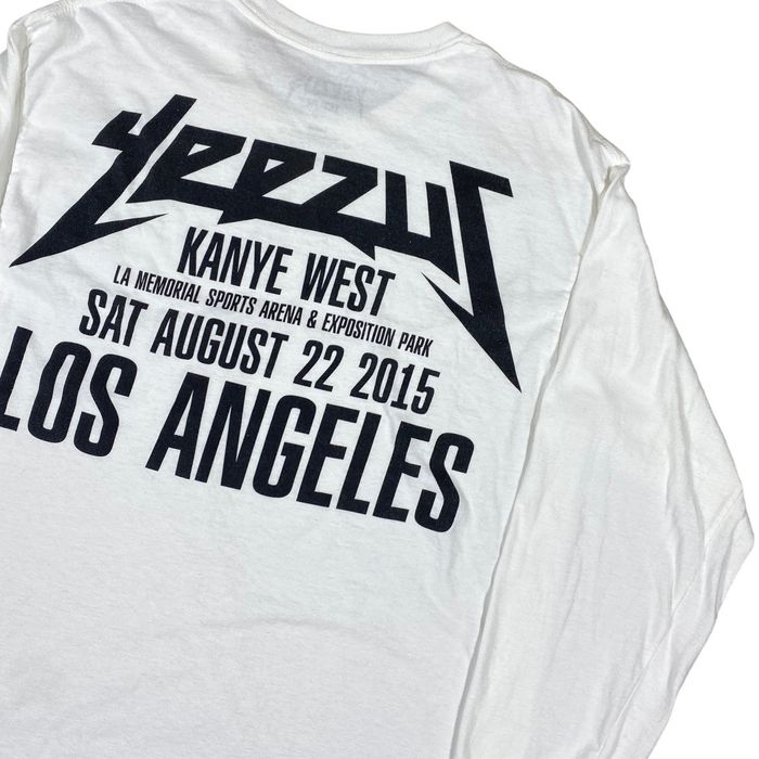 Kanye West Yeezus Tour White Long Sleeve Kanye west merchandise | Grailed