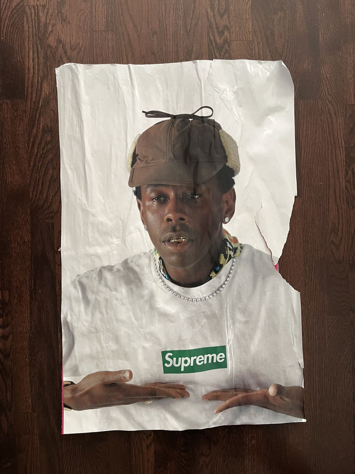 Supreme × Tyler The Creator Supreme Tyler the Creator Poster Box Logo ...